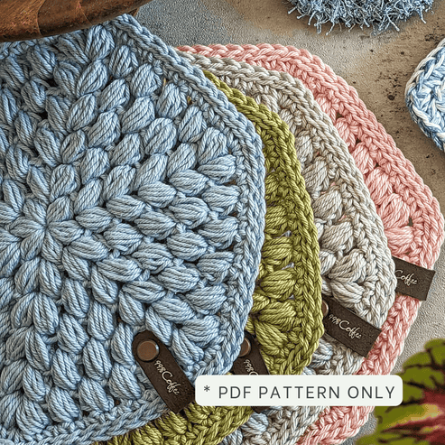 Crochet Pattern || Fancy Puff Trivet – 99% Coffee