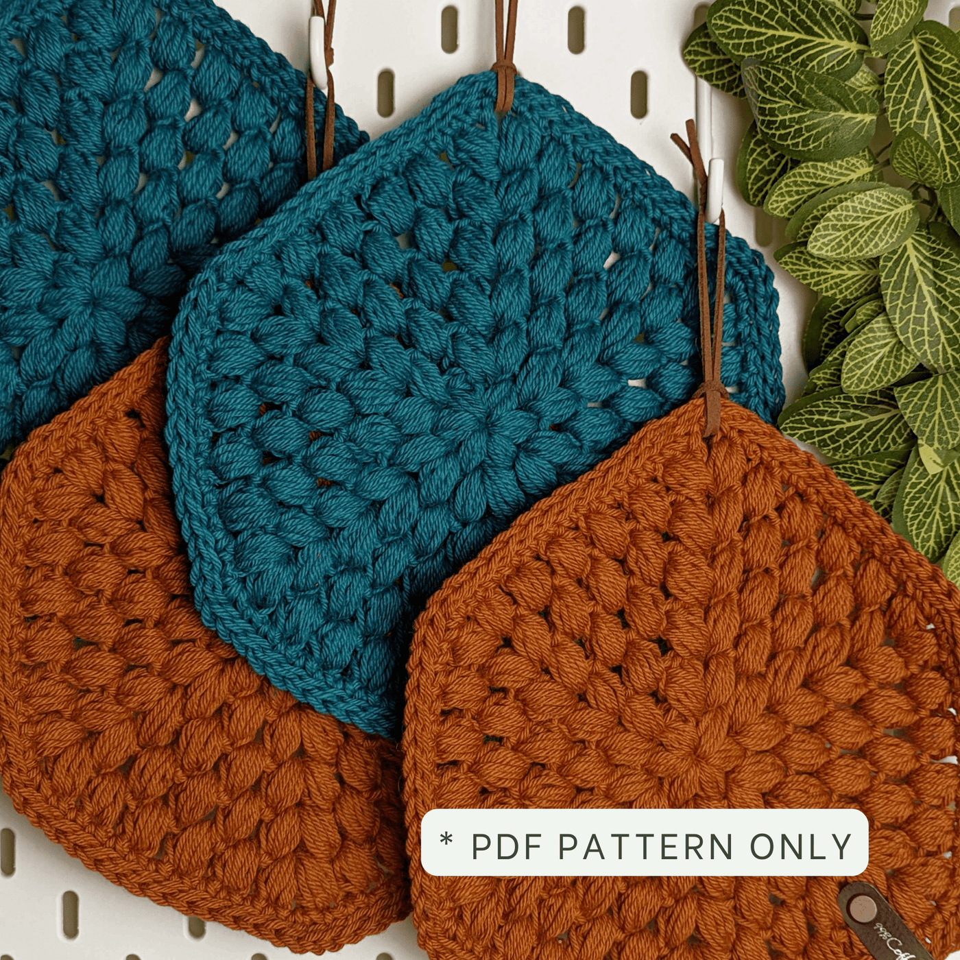 Fancy Puff Trivet - Aesthetic Home Crochet Pattern - 99% Coffee